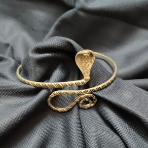 Adjustable Arm Cuff Bracelet Snake Upper Arm Cuff, Cobra Arm Cuff, Arm ...