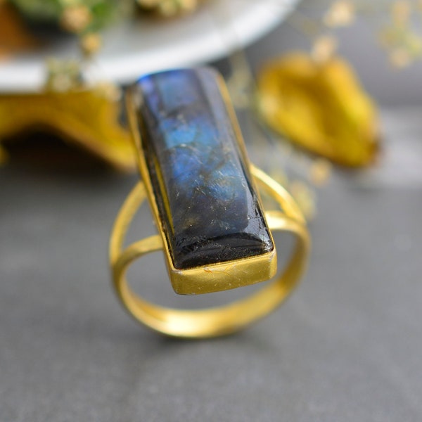 Big Stone Ring - Etsy