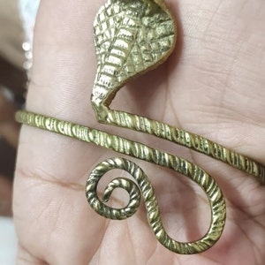 Adjustable Arm Cuff Bracelet Snake Upper Arm Cuff, Cobra Arm Cuff, Arm ...