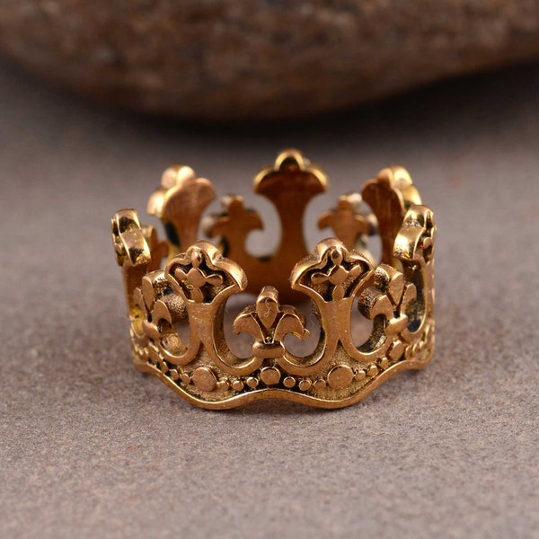 Crown Ring - Etsy