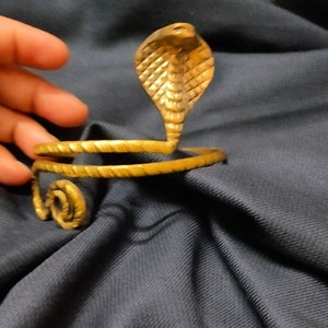 Adjustable Arm Cuff Bracelet Snake Upper Arm Cuff, Cobra Arm Cuff, Arm ...