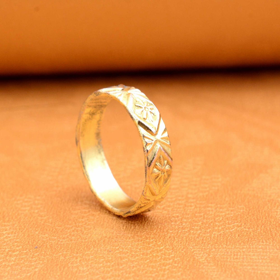 14k Gold Filled Ring Gold Ring Thick Gold Ring Gold Band - Etsy