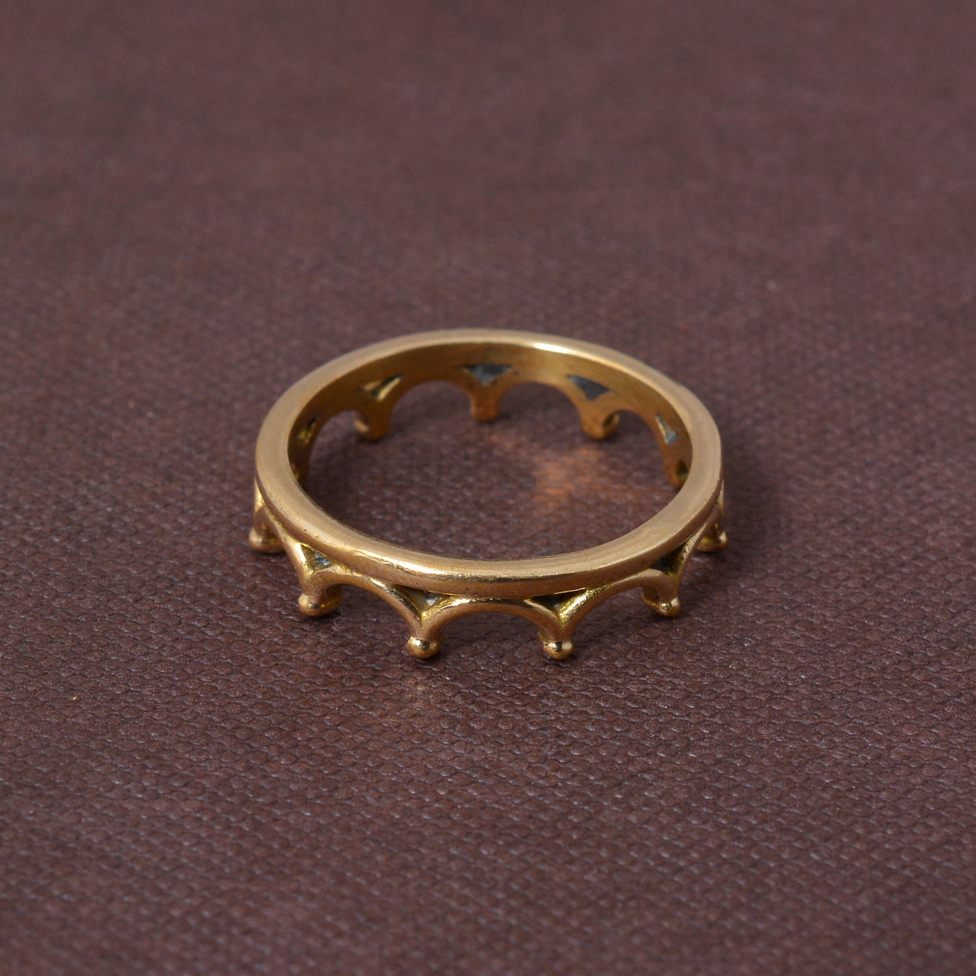 Gold Crown Band-princess Crown Ring-crown Band-gold Ring-crown - Etsy