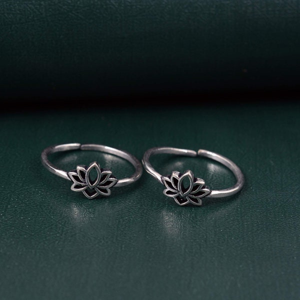 Flower Toe Ring - Etsy