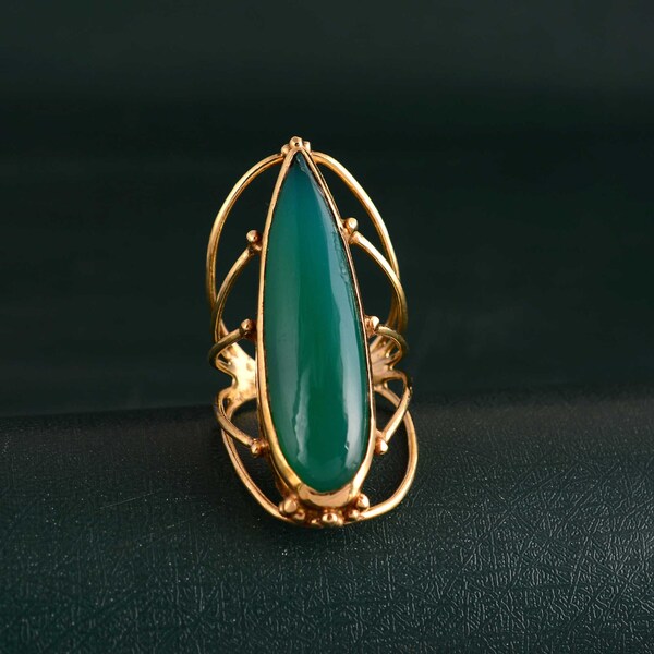 Big Stone Ring - Etsy