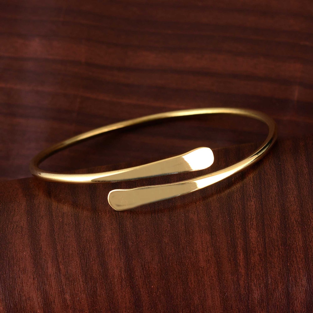 Gold Arm Band , Arm Cuff , Upper Arm Band, Arm Cuff , Minimalist - Etsy