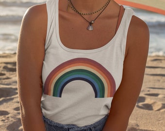 Rainbow Tank Top | Etsy