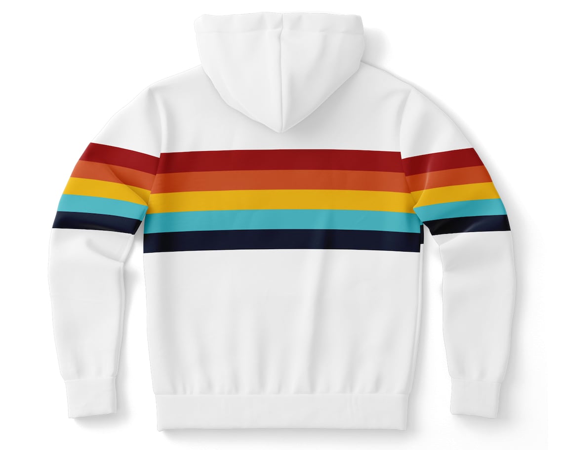Rainbow Hoodie Festival Rave Trendy Hoodie Rainbow Stripe | Etsy