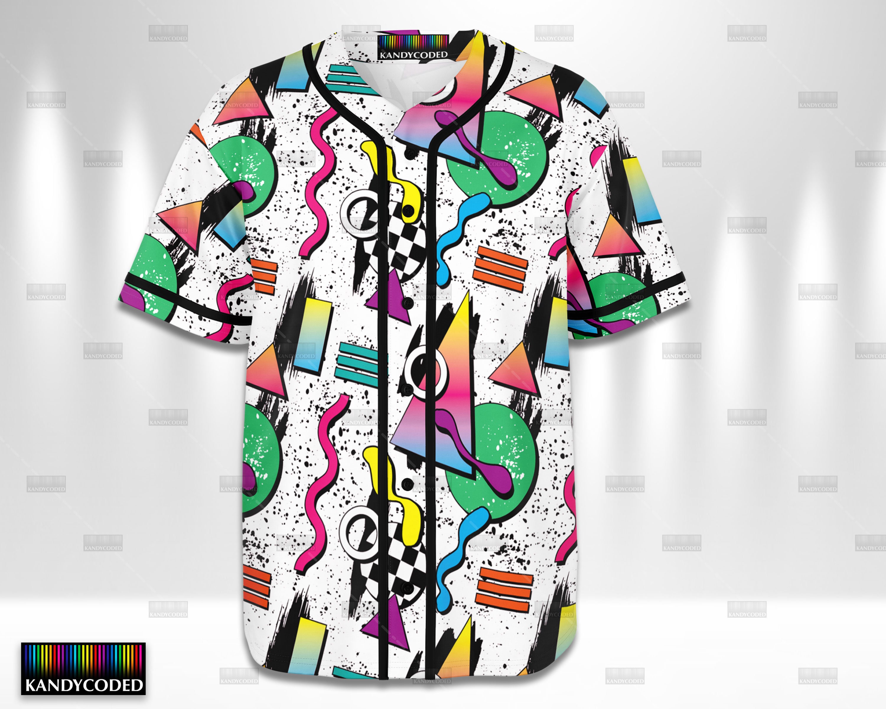 Rave Jersey 90s Vaporwave Custom Festival EDM Baseball - Etsy