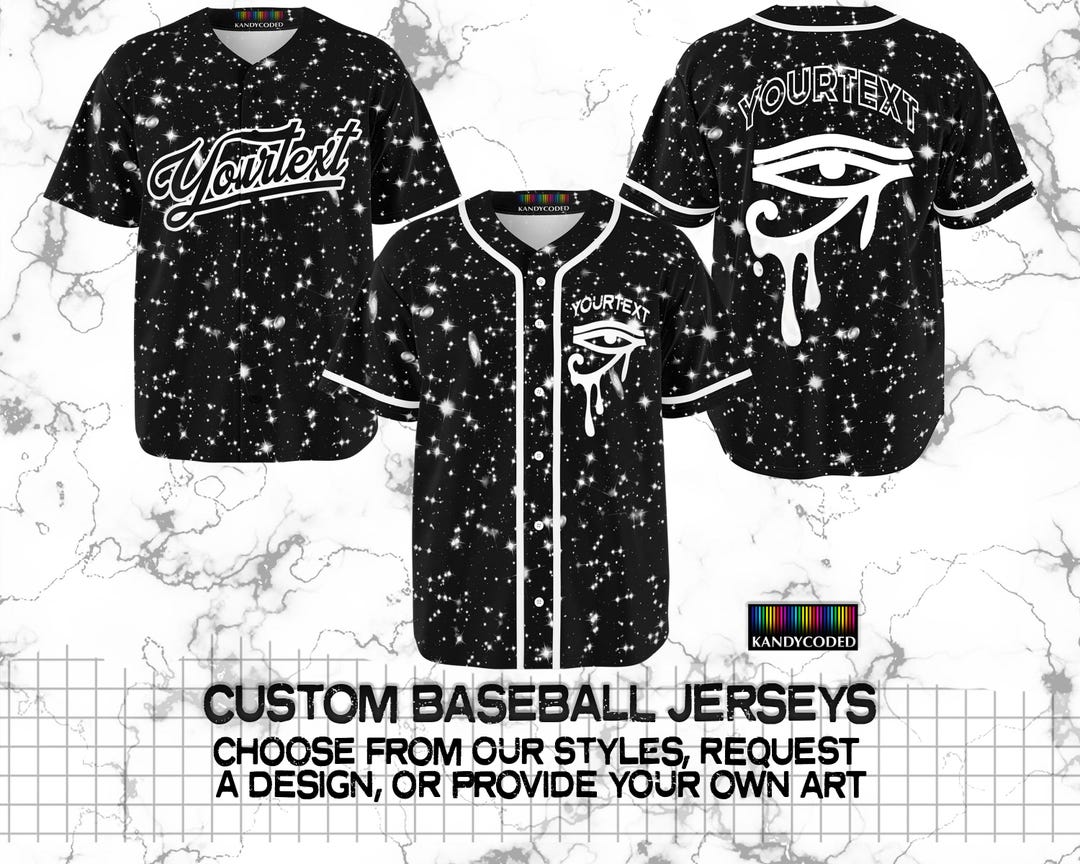 Custom Baseball Jersey Rave EDM Festival Jerseys - Etsy