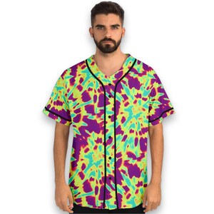 Rave Jersey Custom Festival EDM Jerseys Rainbow Tie Dye - Etsy