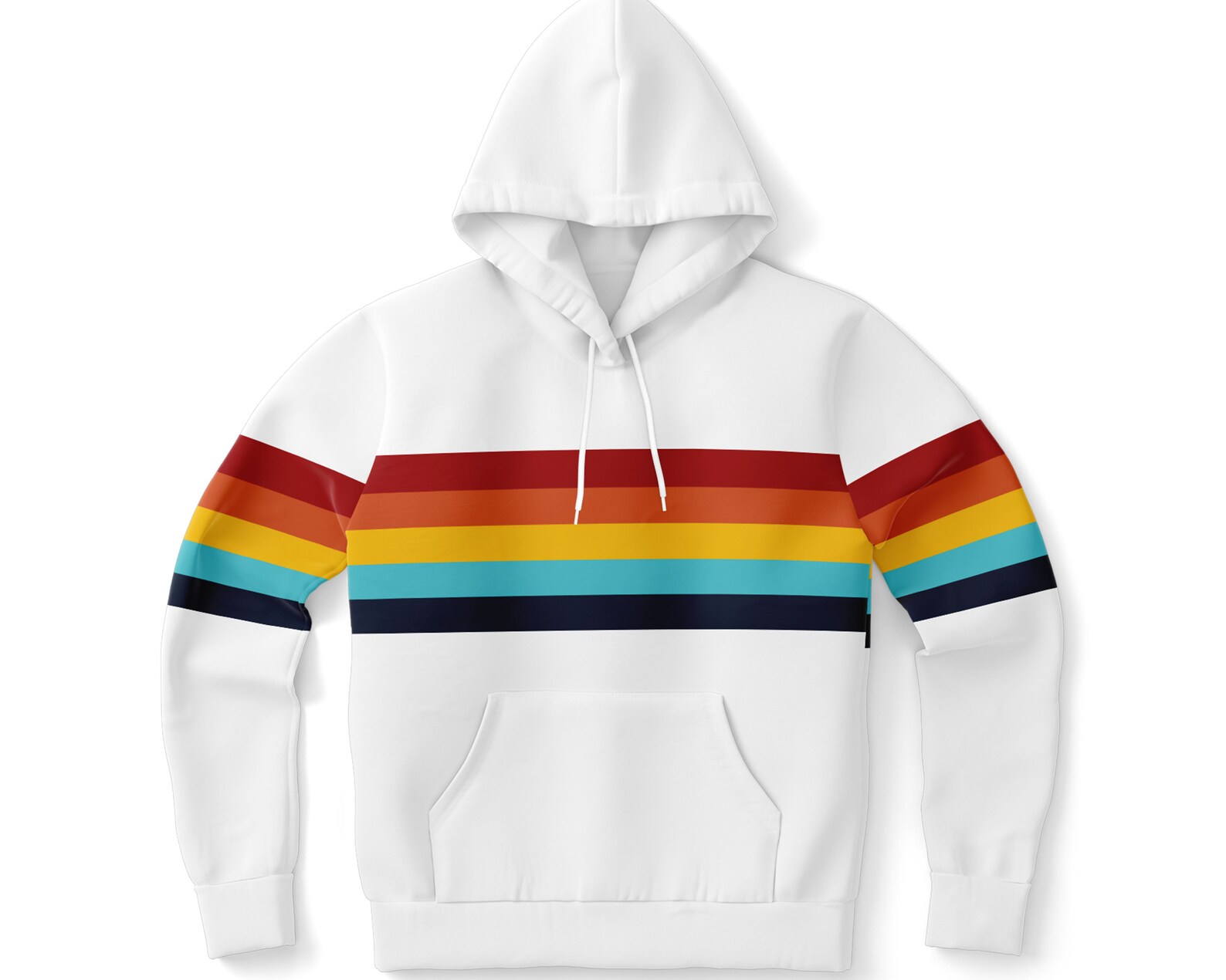 Rainbow Hoodie Festival Rave Trendy Hoodie Rainbow Stripe - Etsy