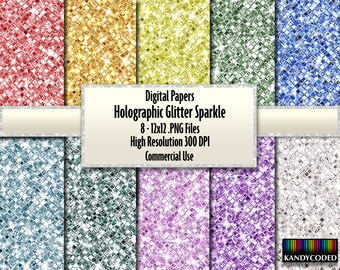 Glitter Dots Digital Paper Seamless Patterns With Whimsical - Etsy