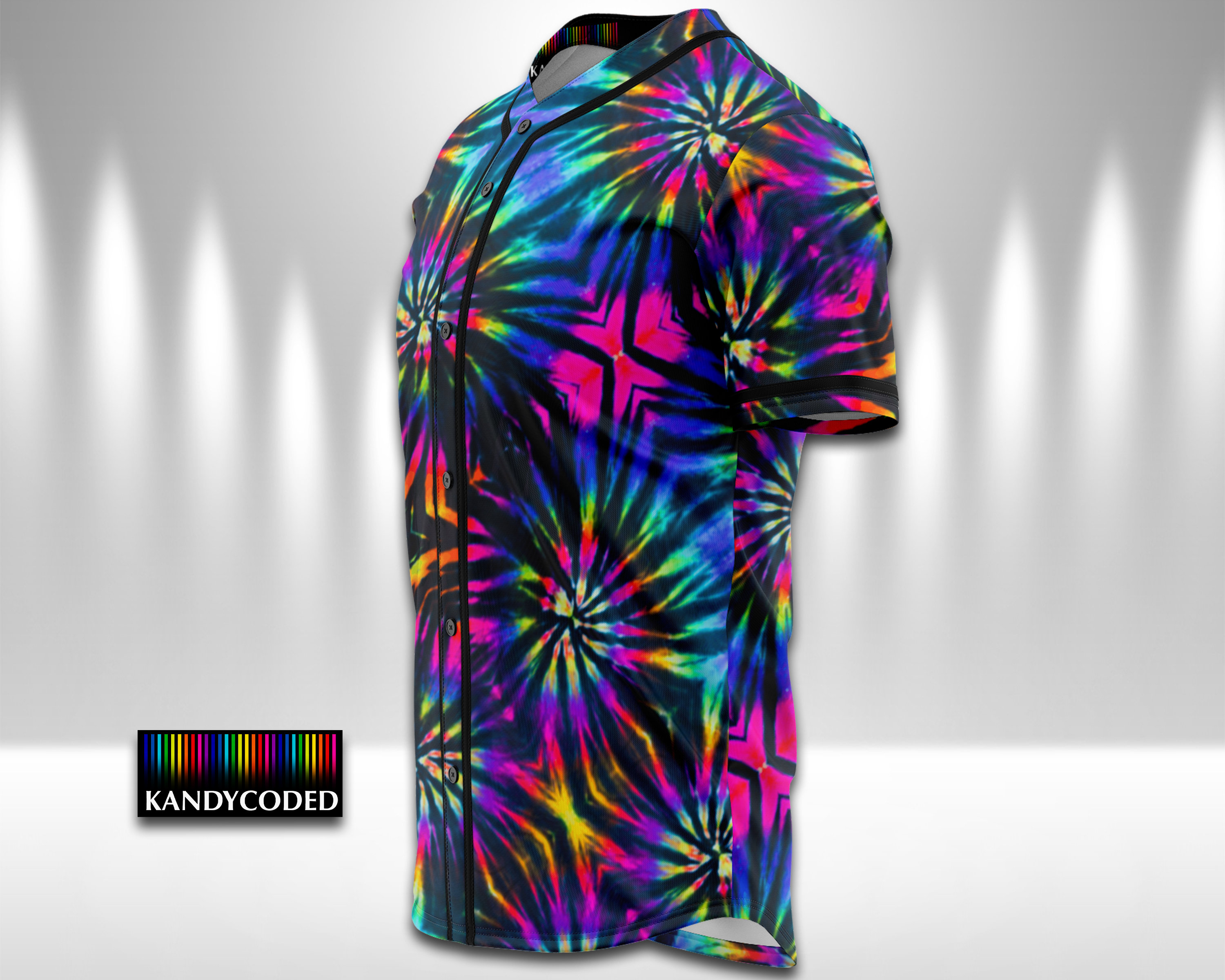 Rave Jersey Custom Festival EDM Jerseys Rainbow Tie Dye - Etsy