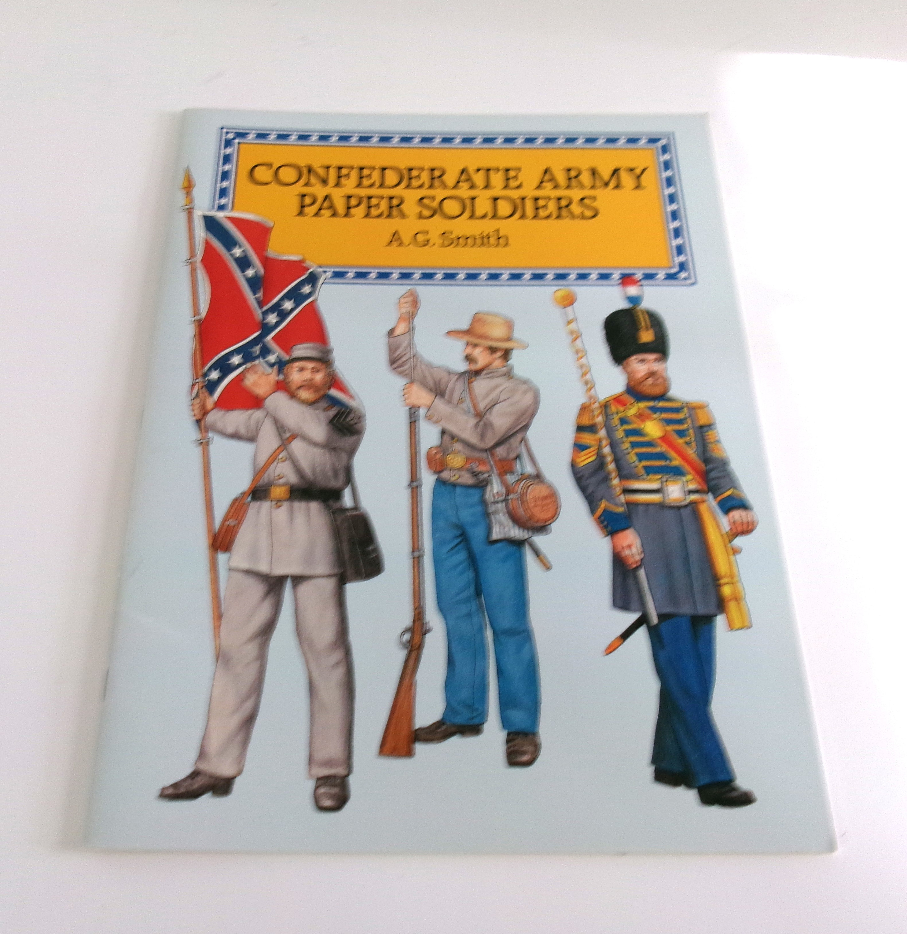 Confederate Army Paper Soldiers by A G Smith New Uncut - Etsy