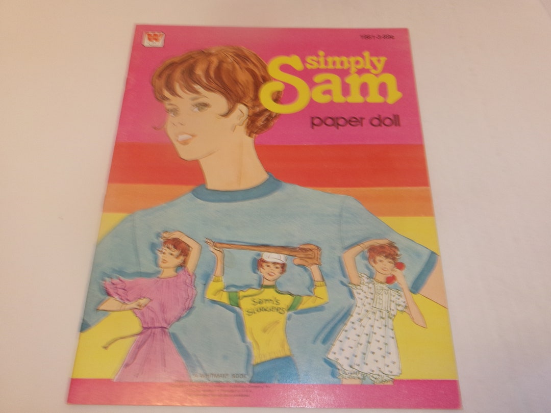 Simply Sam Paper Doll Book - Etsy