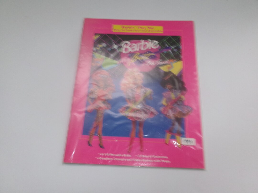 Barbie Beat on Tour Paper Doll Book - Etsy
