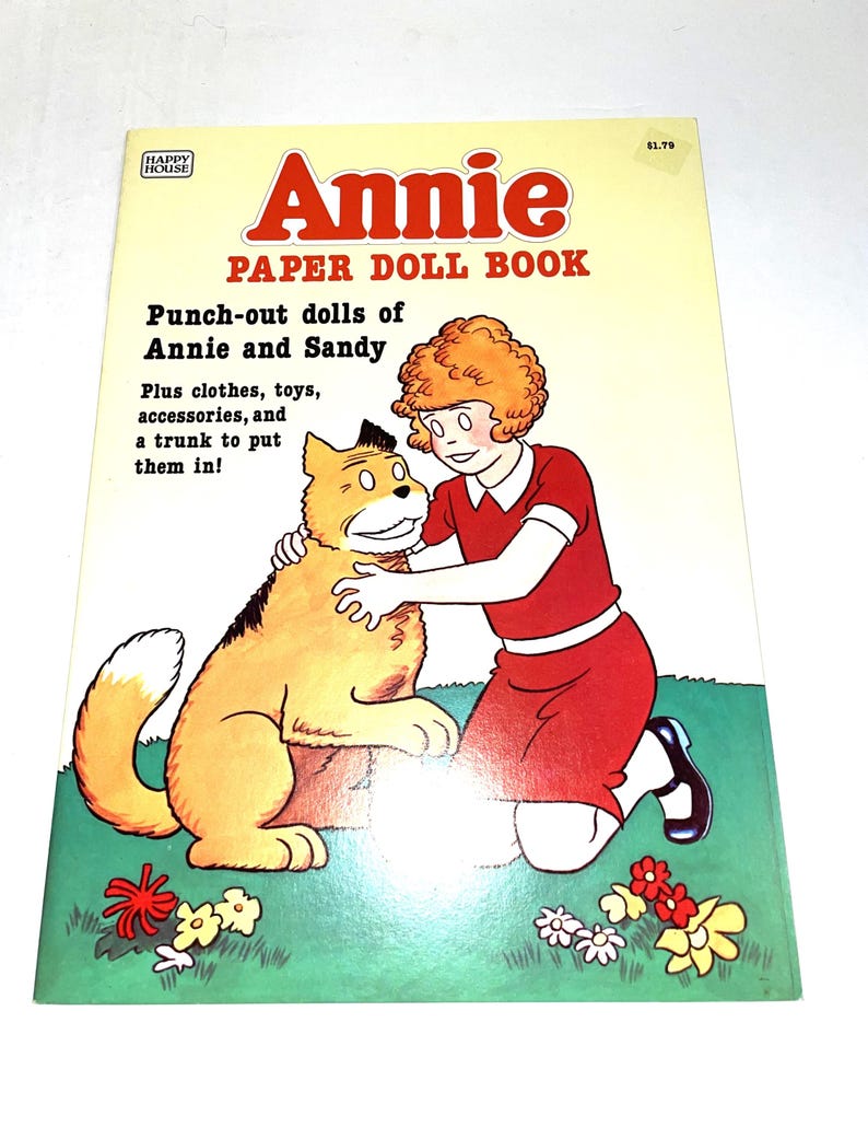 Annie Paper Doll Book Punch Out Dolls & Clothes - Etsy