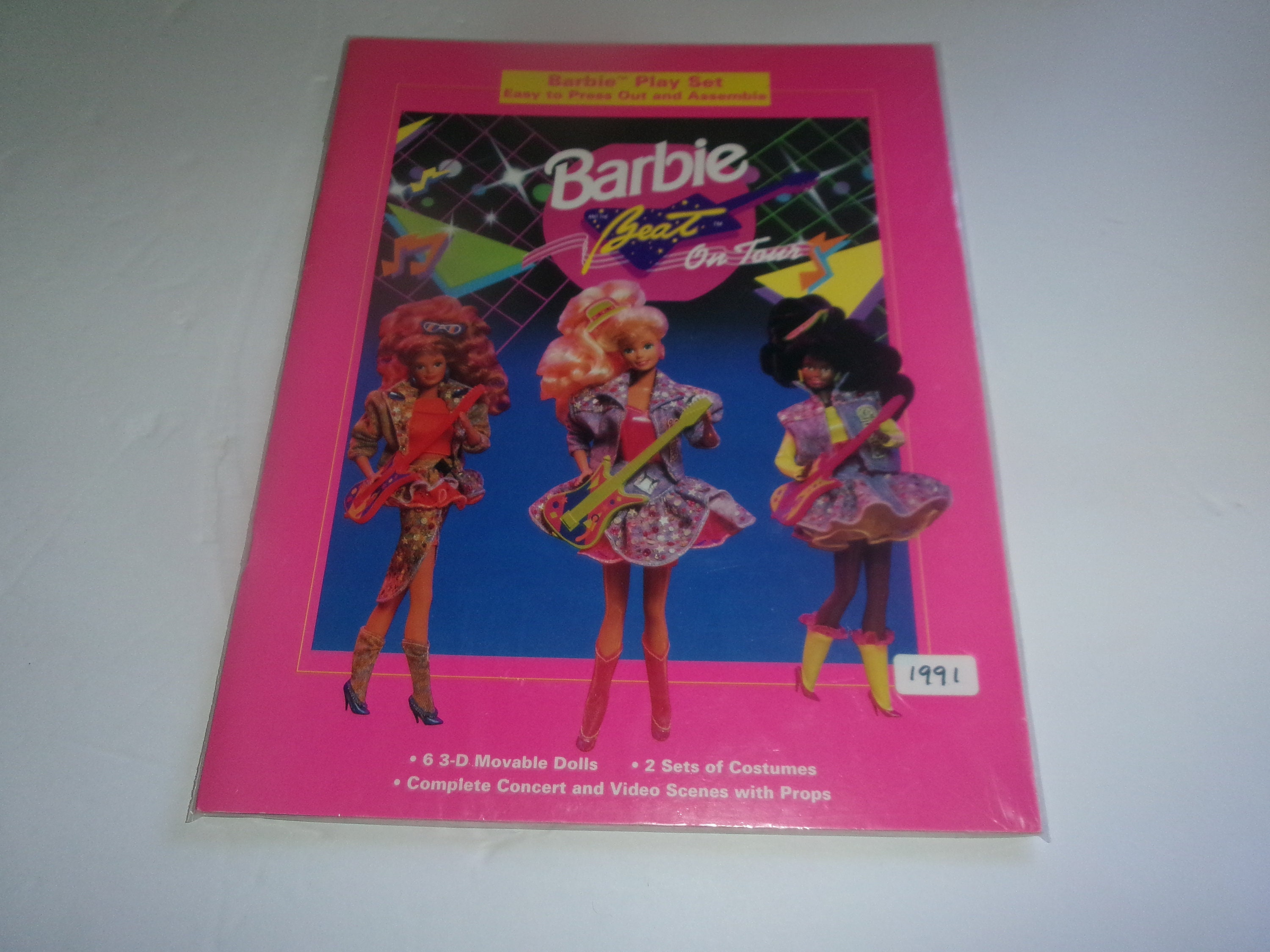 Barbie Beat on Tour Paper Doll Book - Etsy