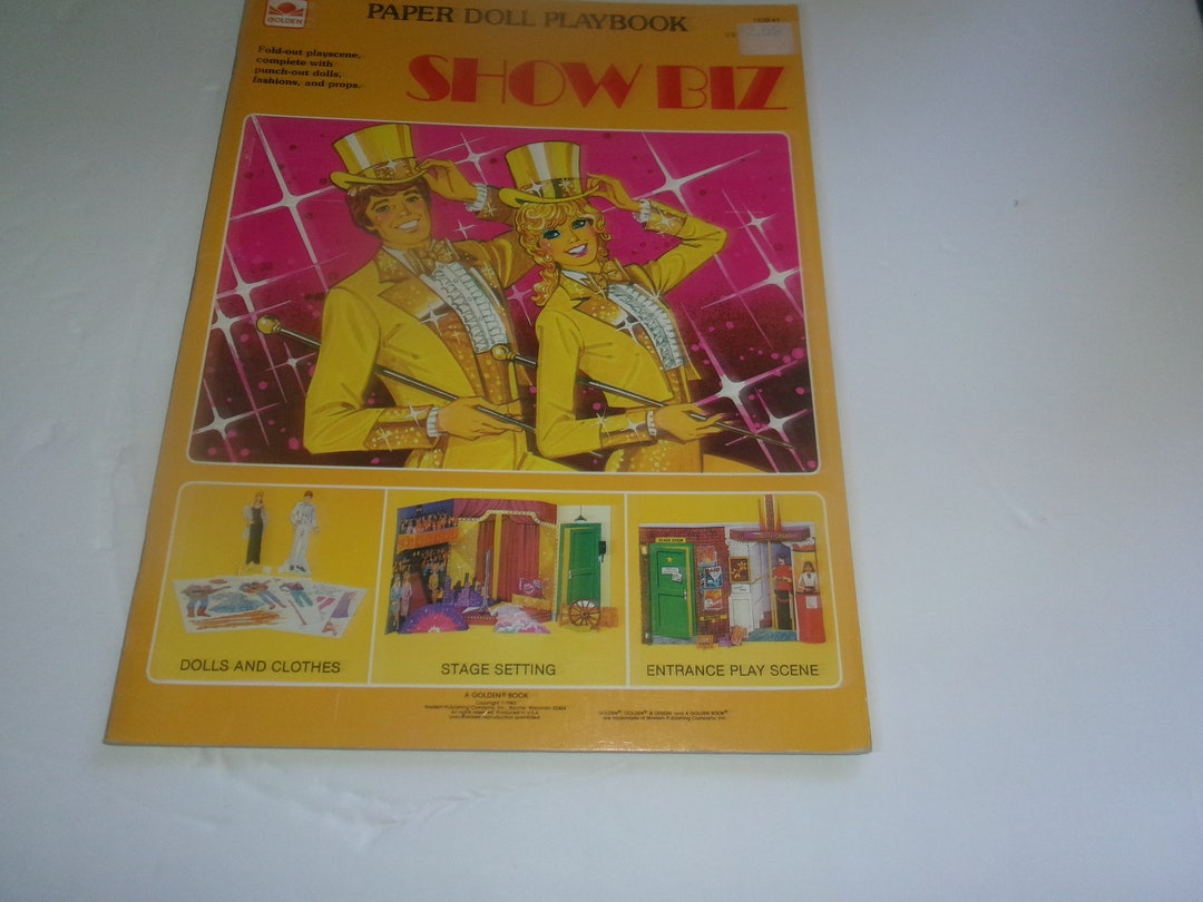 Paper Doll Playbook Showbiz Paper Dolls - Etsy
