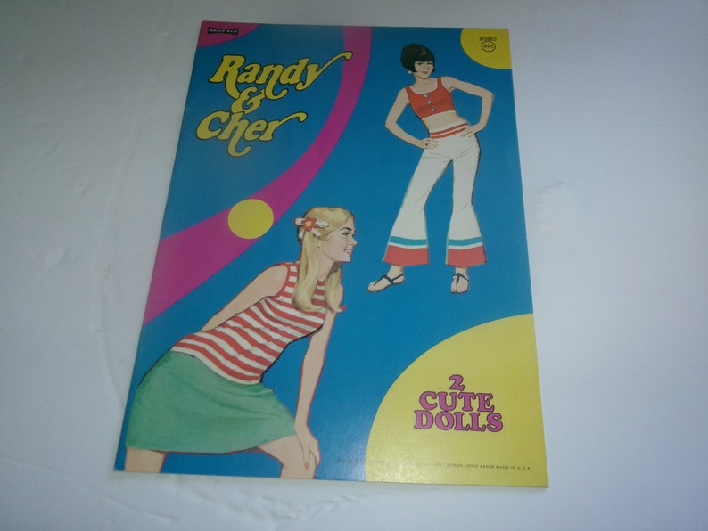 Randy and Cher Paper Doll Book - Etsy