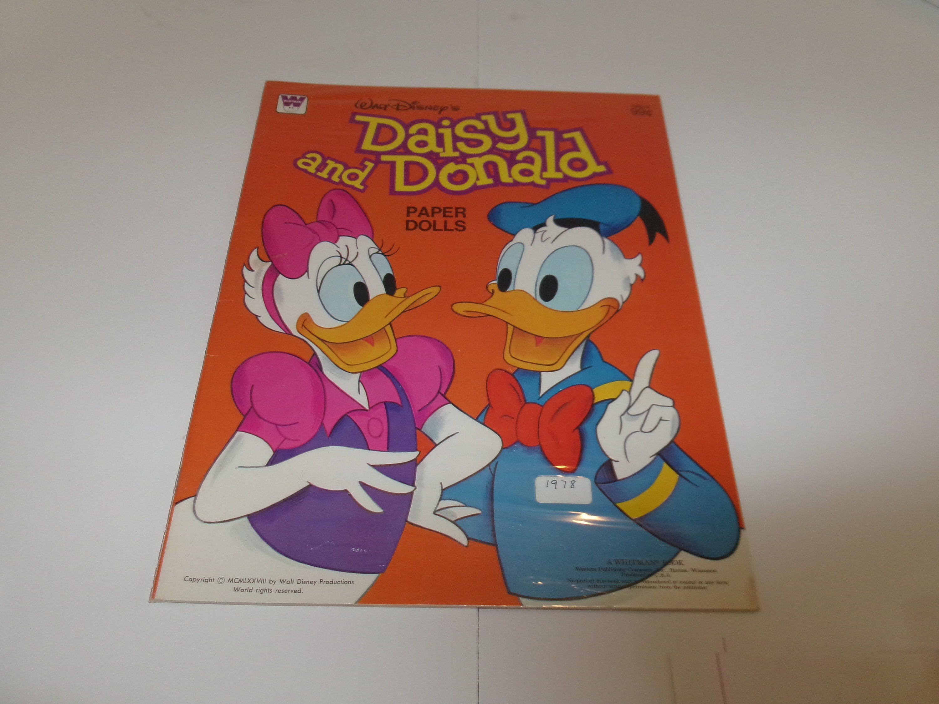 Vintage Walt Disney Daisy and Donald Paper Dolls 1978 Excellent ...
