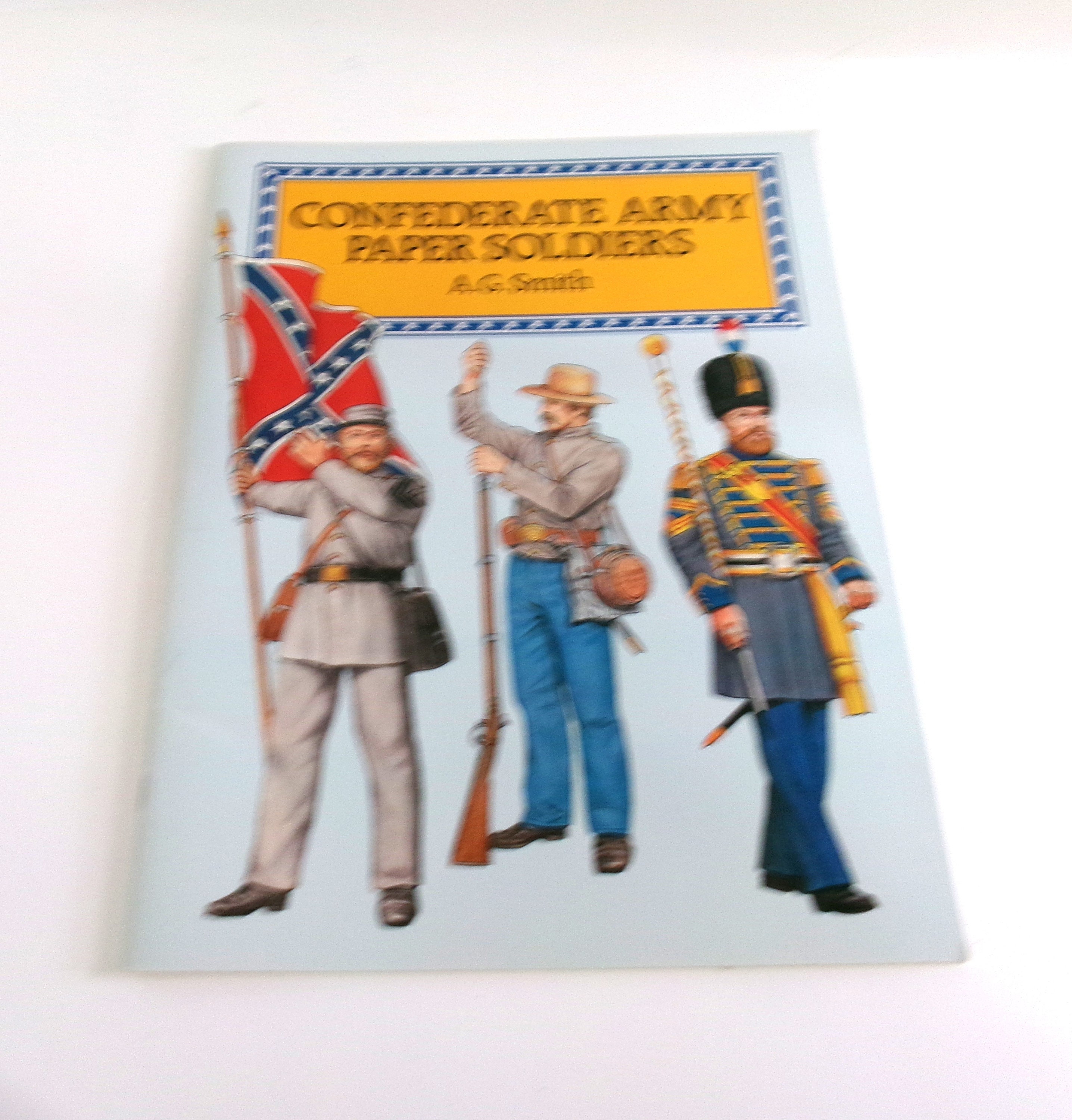 Confederate Army Paper Soldiers by A G Smith New Uncut - Etsy