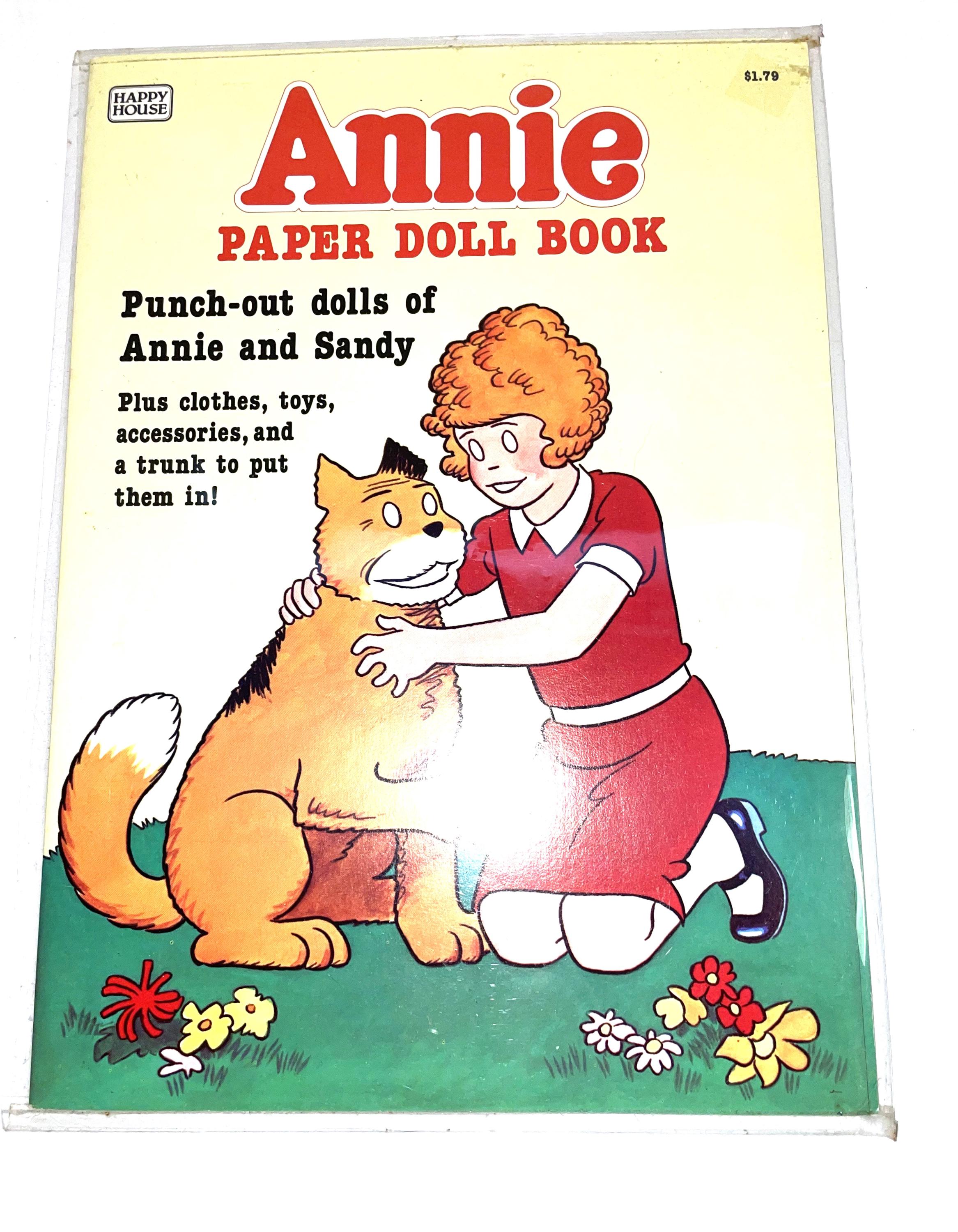 Annie Paper Doll Book Punch Out Dolls & Clothes - Etsy