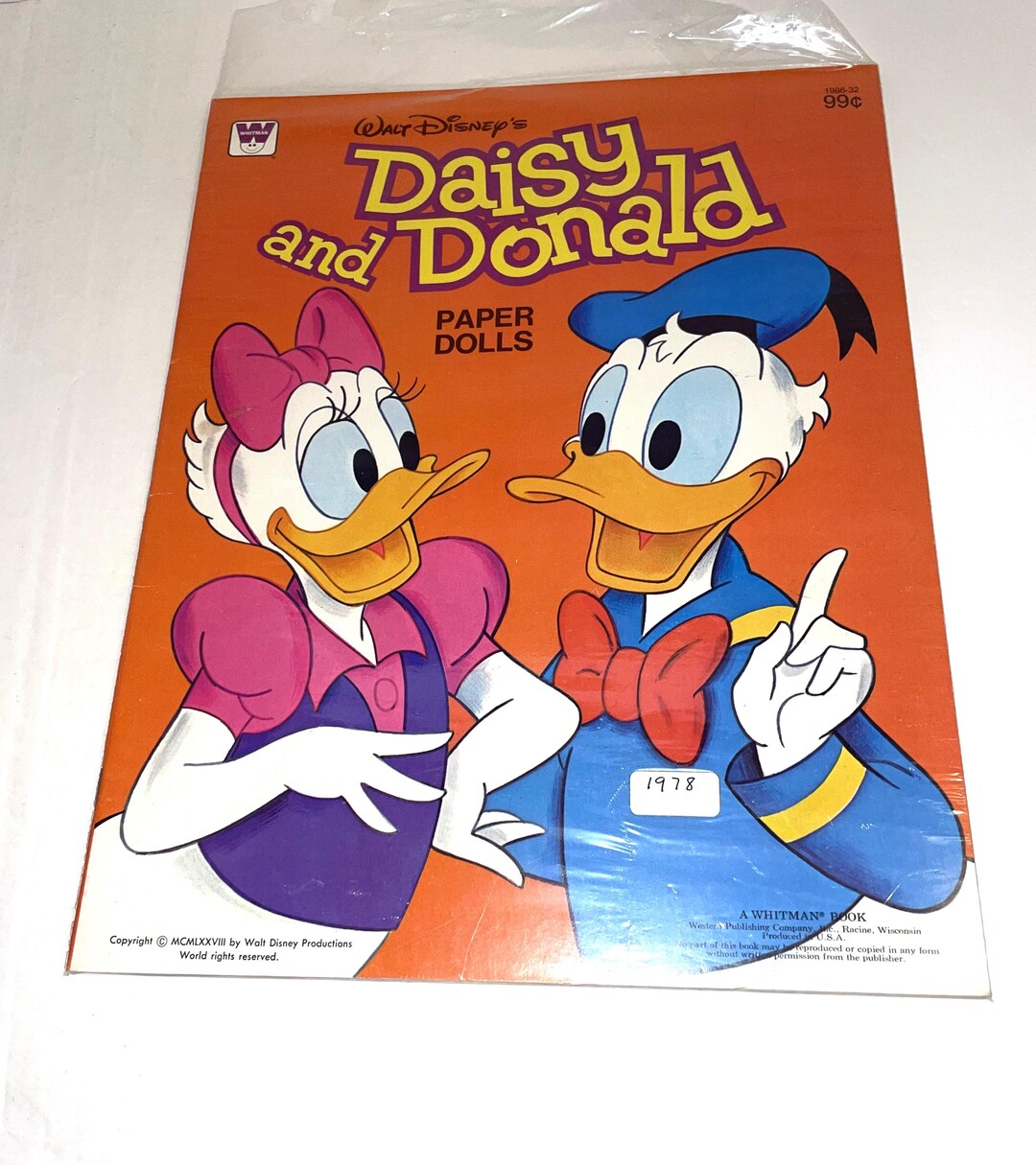Daisy and Donald Paper Doll Book 1978 Uncut - Etsy