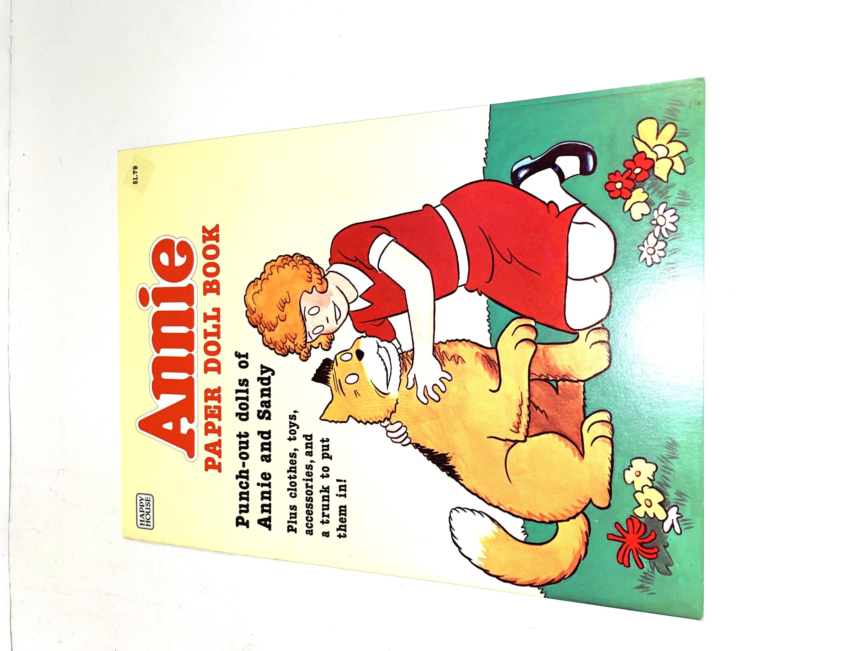 Annie Paper Doll Book Punch Out Dolls & Clothes - Etsy