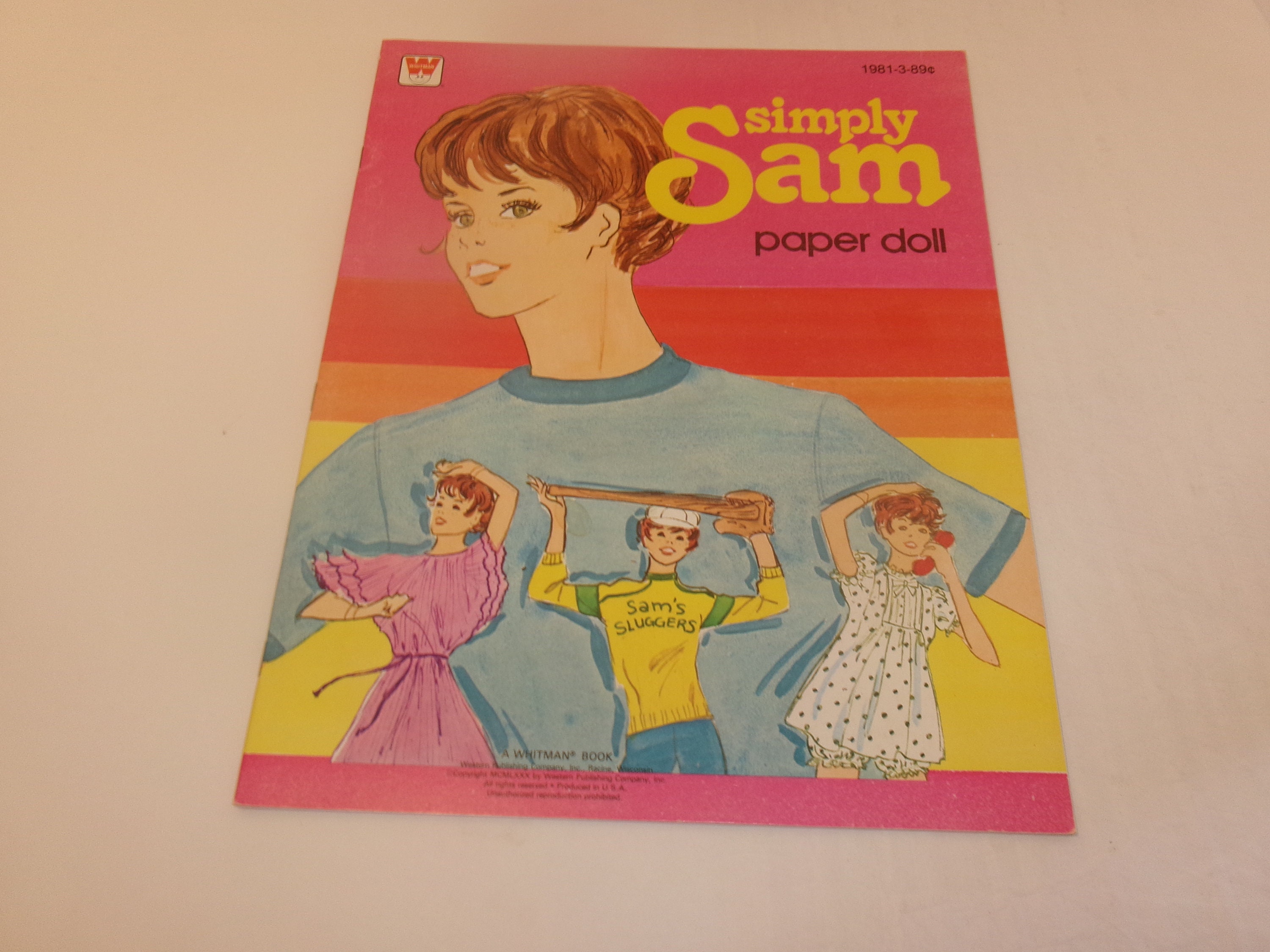 Simply Sam Paper Doll Book - Etsy