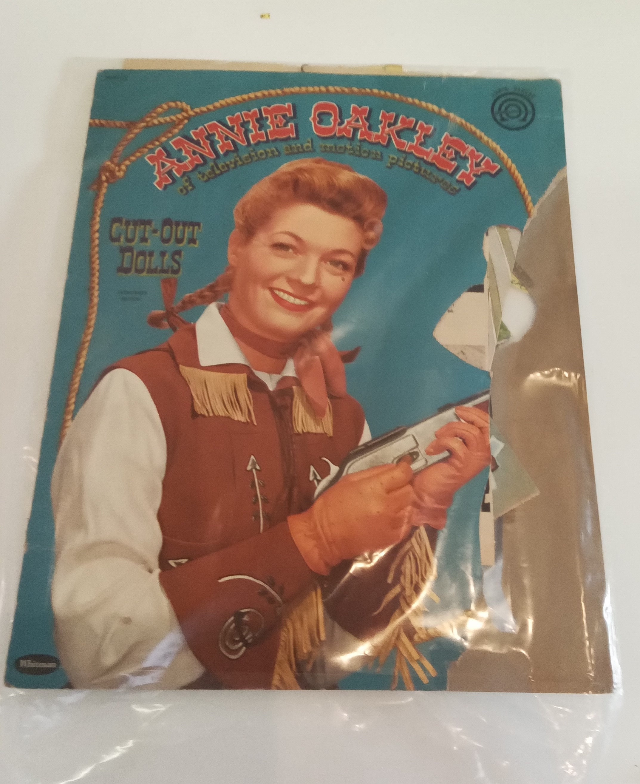 Vintage Annie Oakley Paper Doll Book Cut Out - Etsy