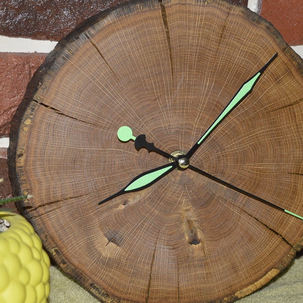 Natural Wood Clock - Etsy