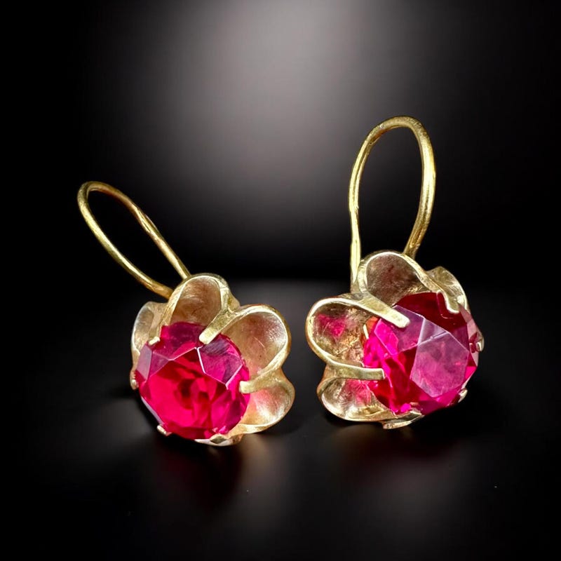 Russian Ruby Jewelry - Etsy