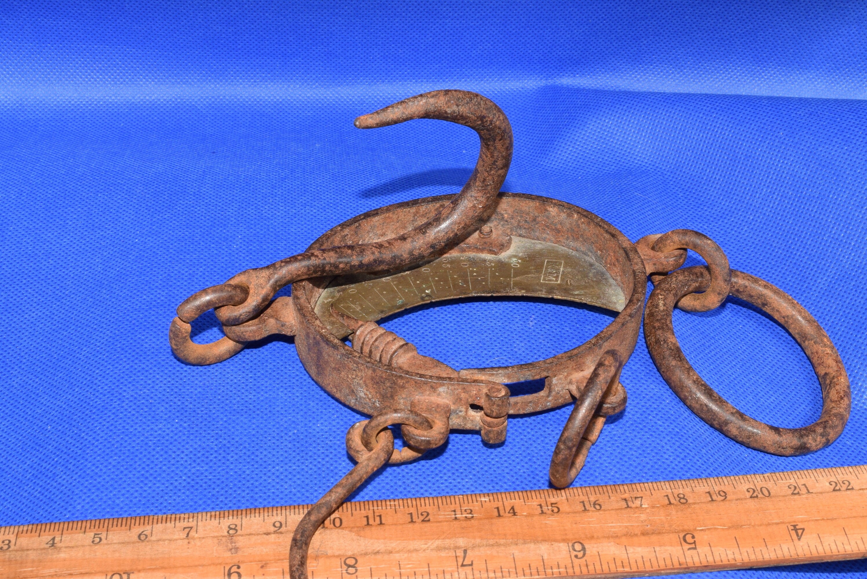 Antique Scales 1920s Bronze Iron/ Rare Vintage Antique Pocket Balance ...