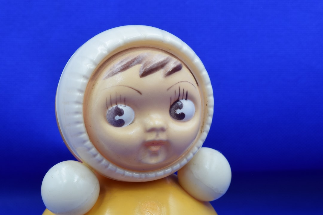 Vintage Nevalyashka Roly Poly Doll, Musical Tumbler Toy, 1970s ...