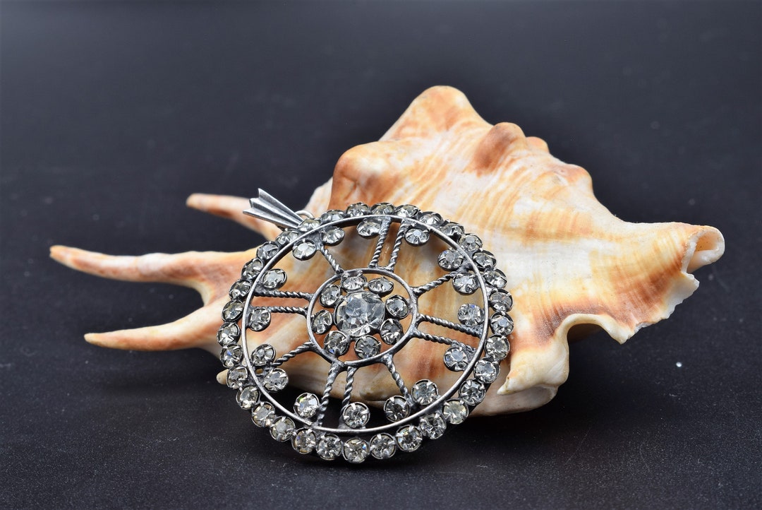 Vintage Ukraine Silver 875 Pendant, Art Deco Cocktail Amulet - Etsy