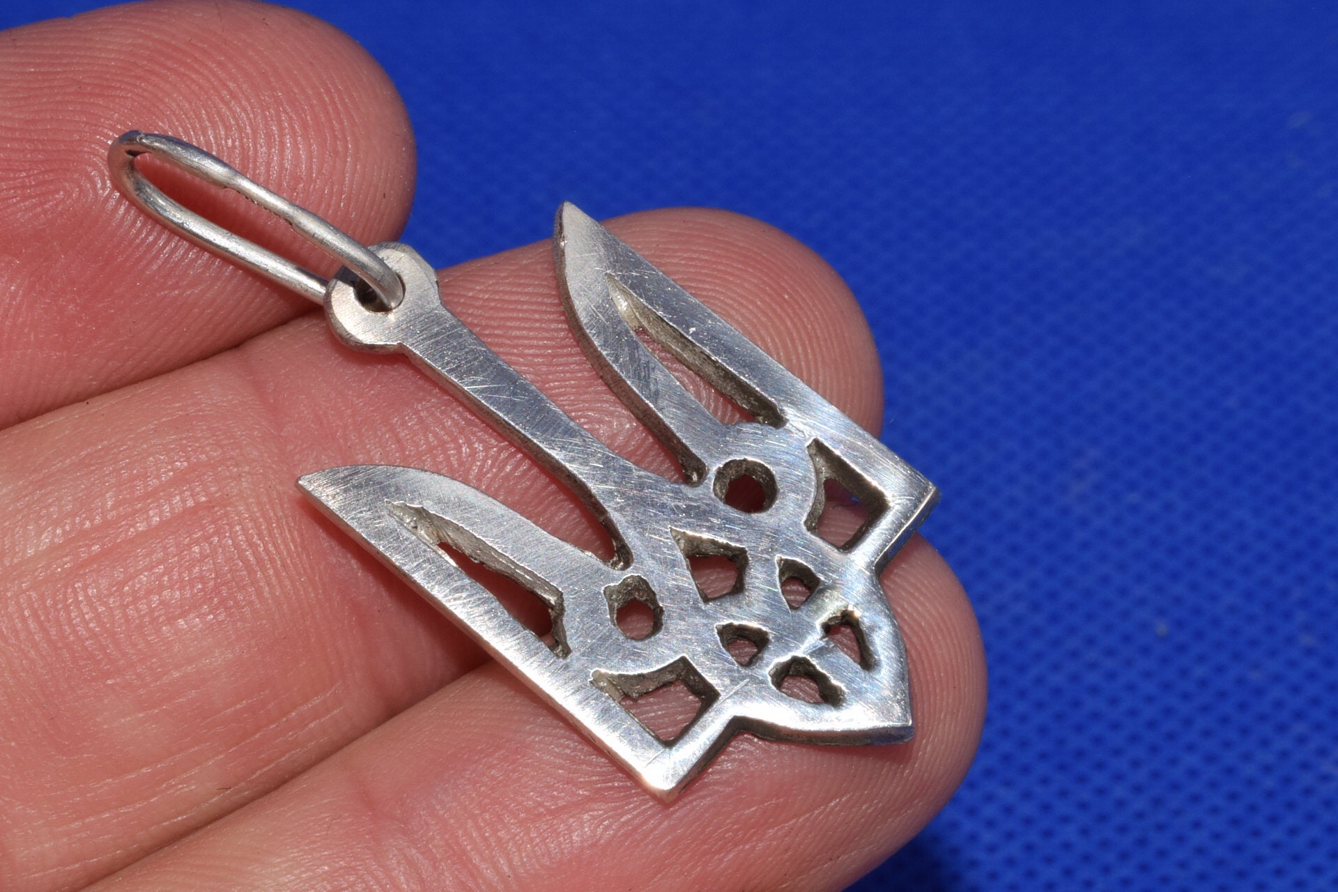 Ukrainian Tryzub Pendant Necklace Ukrainian Tryzub Necklace - Etsy