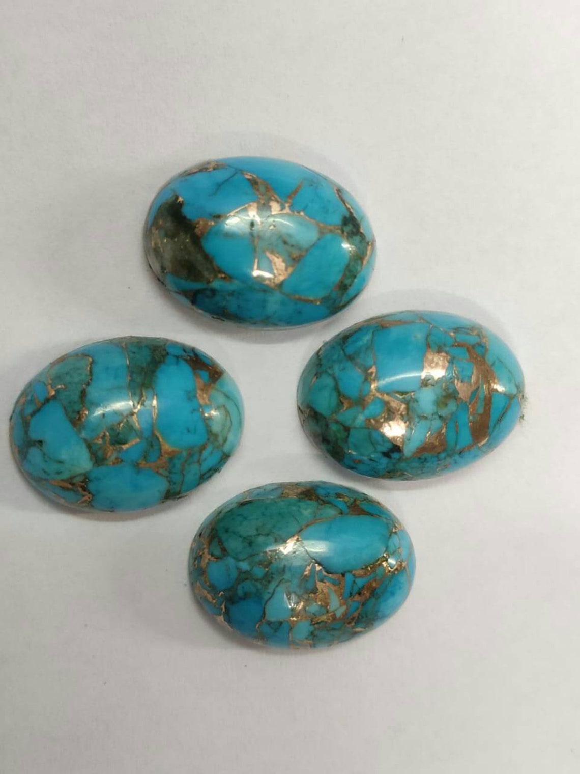 Piedra turquesa de cobre azul natural turquesa de forma - Etsy España