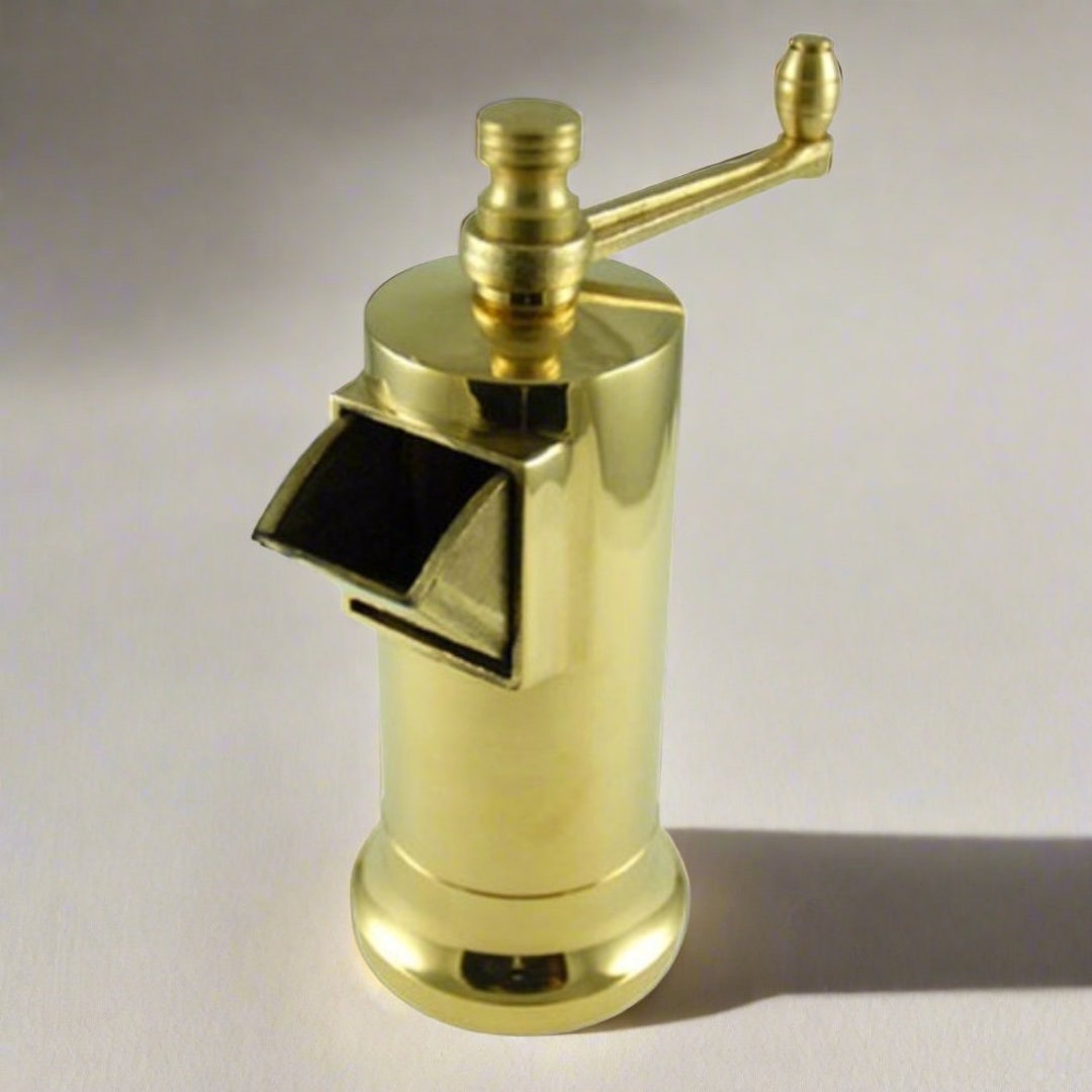 Brass Pepper Grinder, Brass Pepper Mill - Etsy