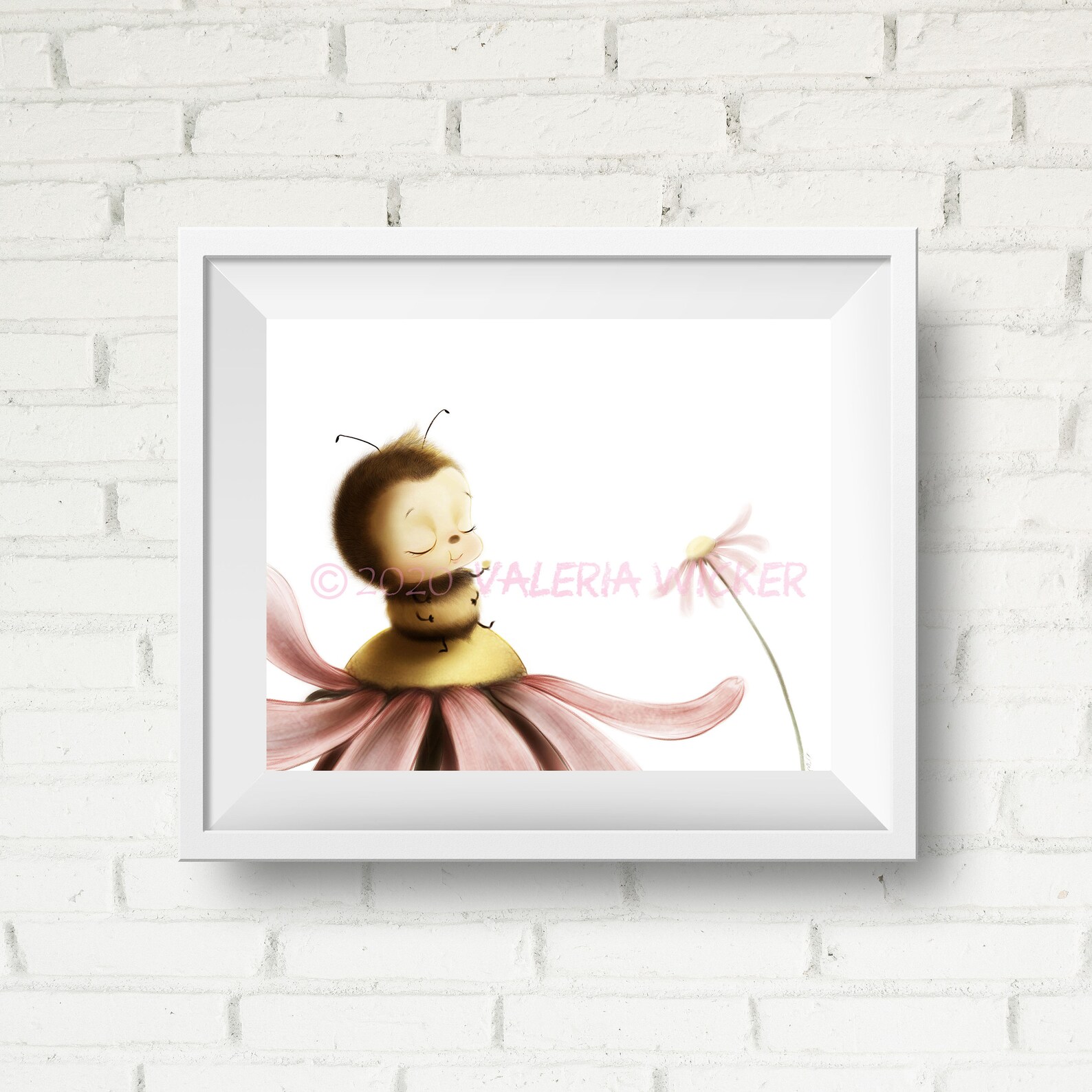 Little Bee Nursery Art Print, Bee Art, Bumble Bee Print, Little Bee ...