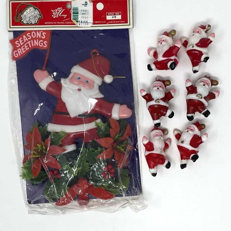 Plastic Santa - Etsy
