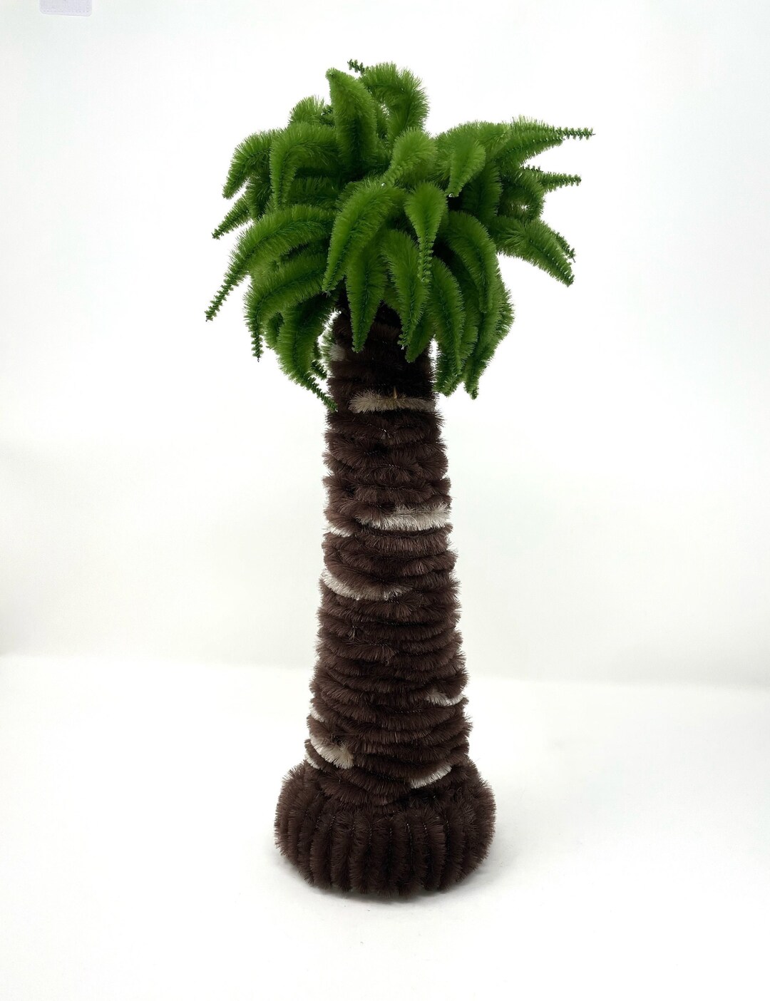 Vintage Handmade Bump Chenille Tall Palm Tree Boho Decor Tiki Bar Decor - Etsy