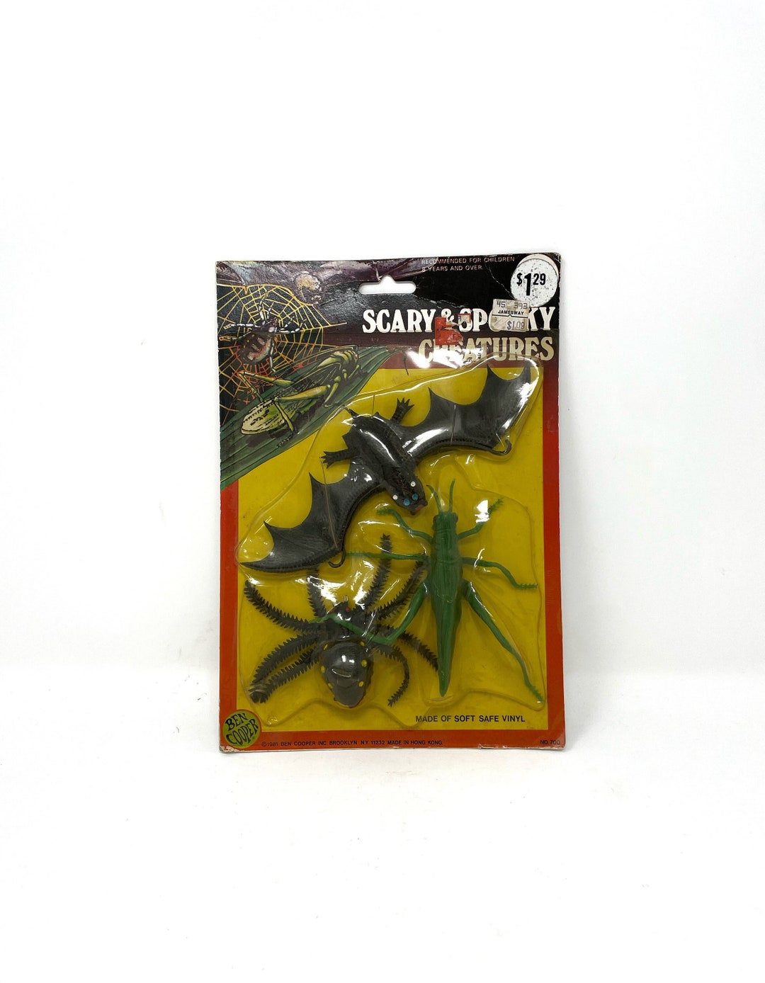 Vintage NOS Unopened Package Ben Cooper Scary and Spooky Creatures ...