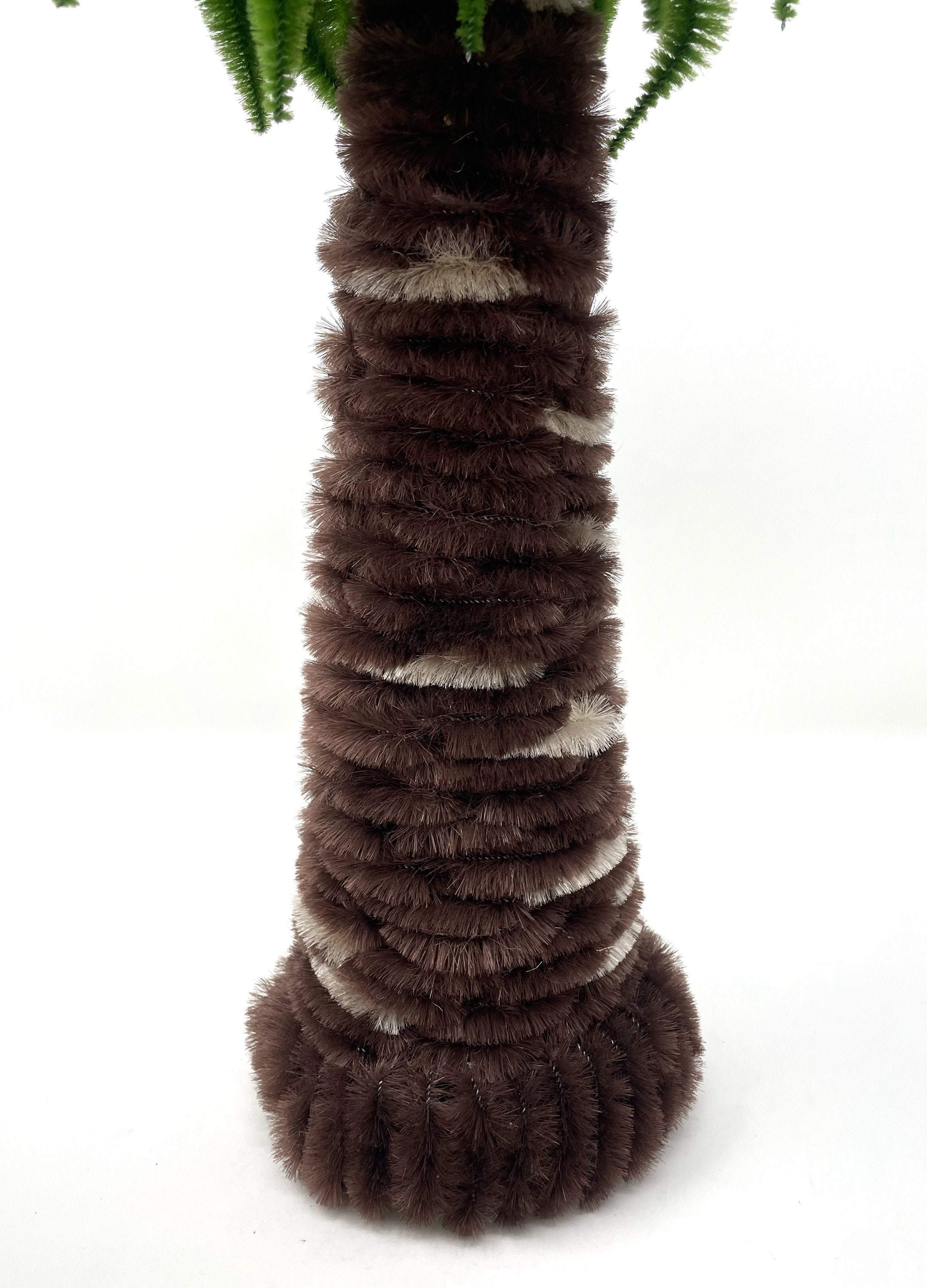 Vintage Handmade Bump Chenille Tall Palm Tree Boho Decor Tiki Bar Decor - Etsy