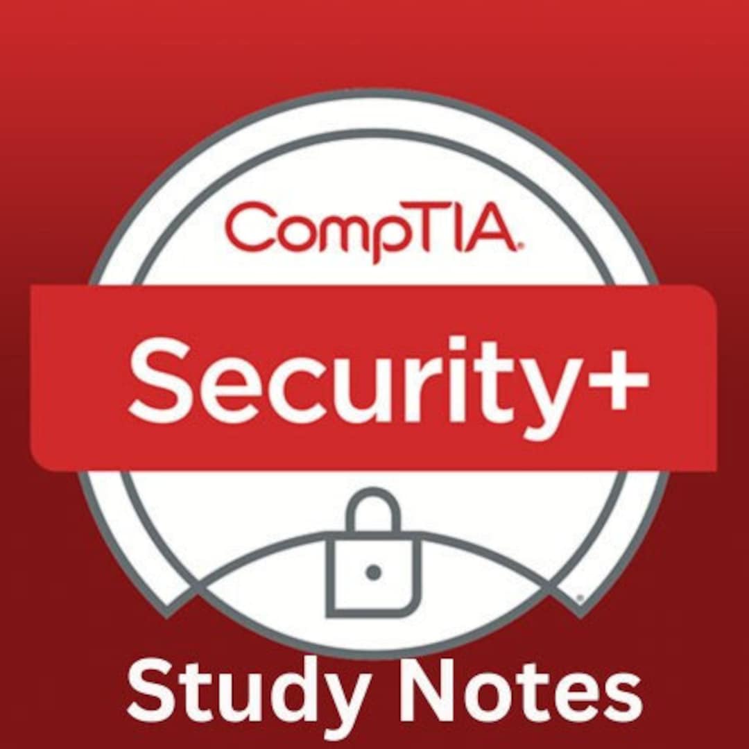 Comptia SY0-601 Security+ Study Notes for Your Exam Preparation - Etsy