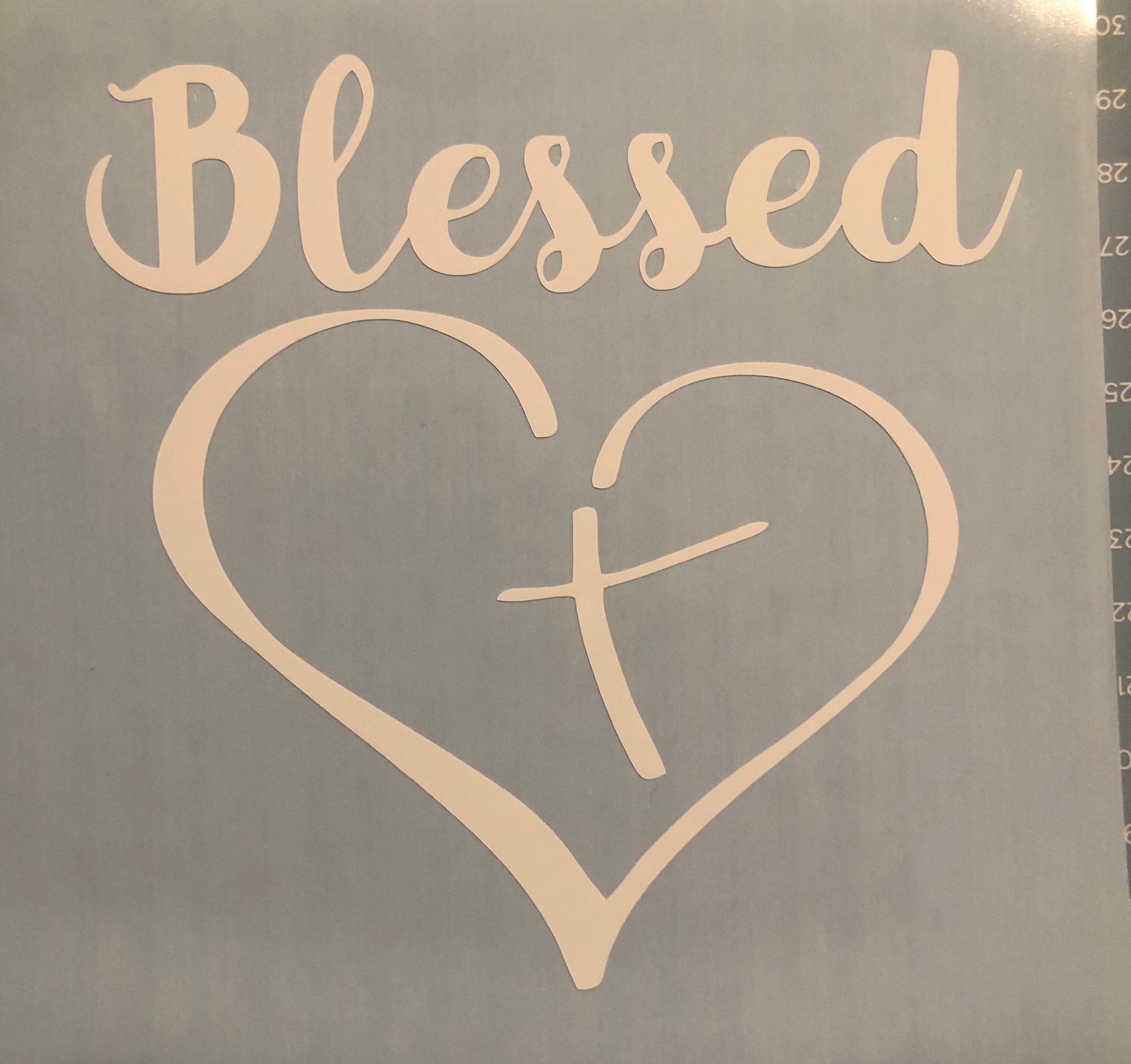 Blessed Window Decal - Etsy