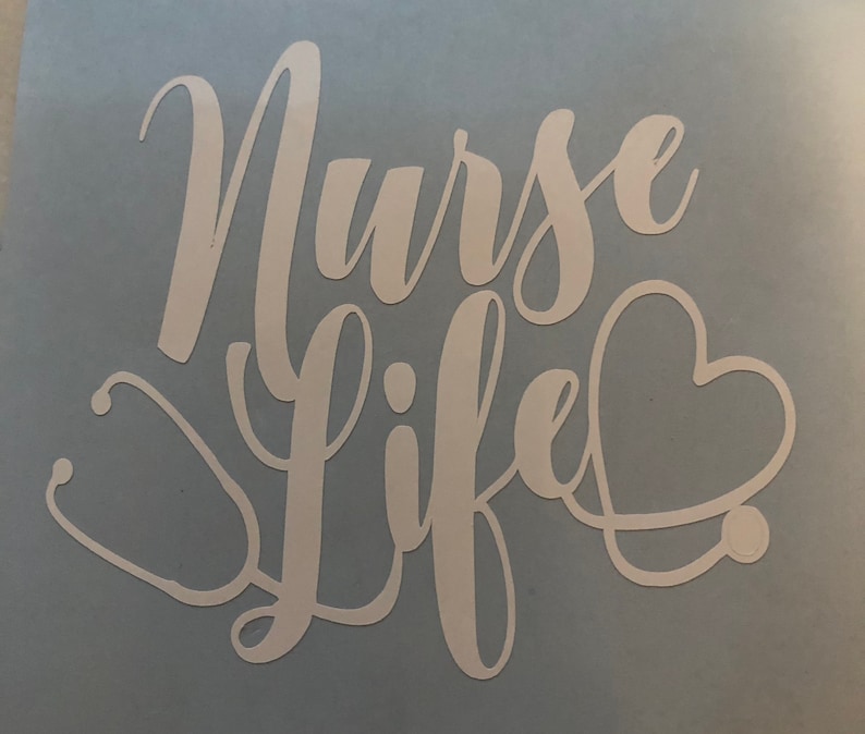Nurse Life Window Decal - Etsy