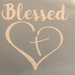 Blessed Window Decal - Etsy