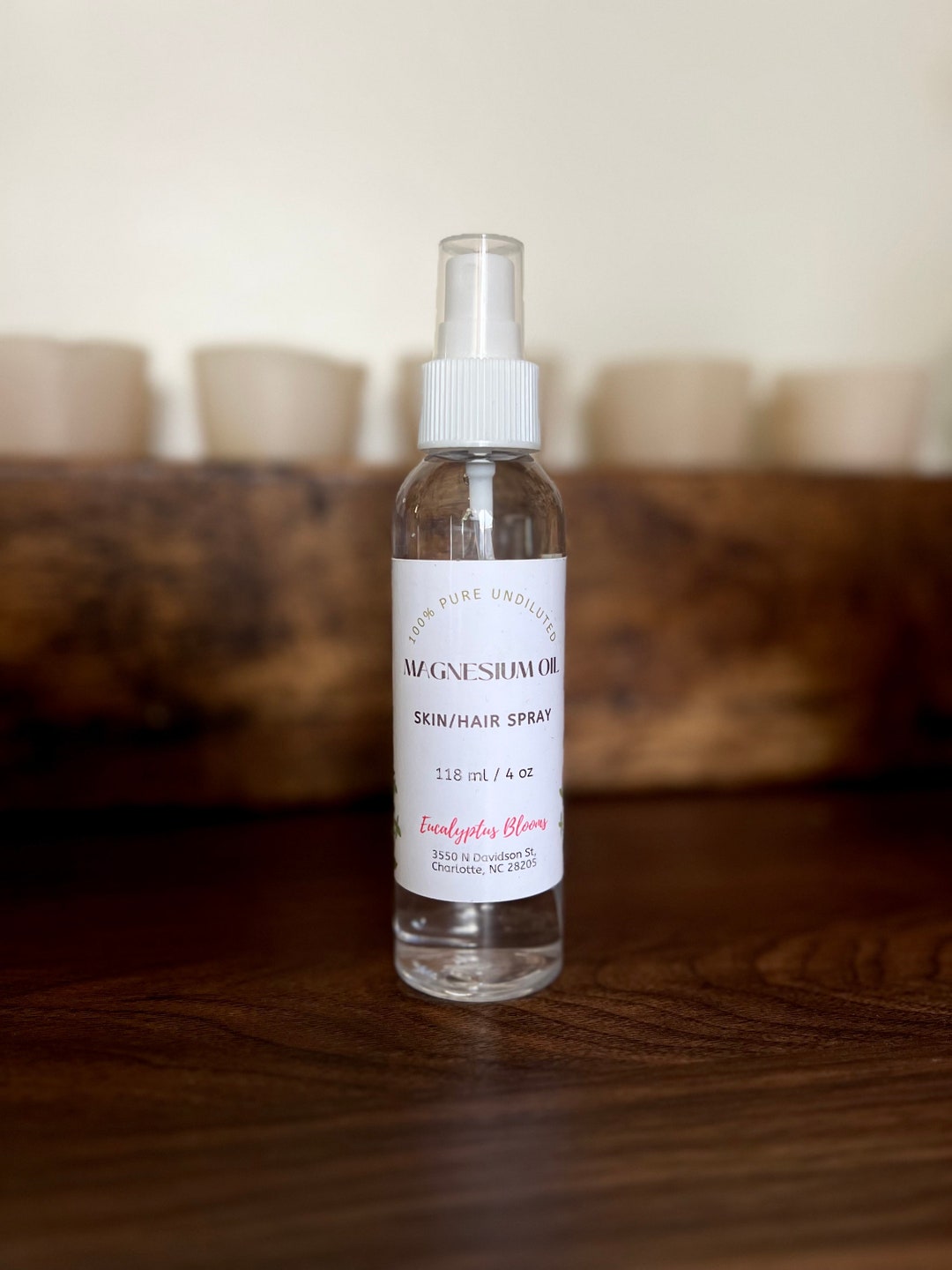 Magnesium Spray Undiluted, Pure Magnesium Spray Topical Use, Magnesium ...